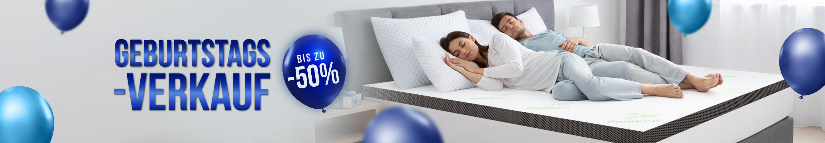 Geburtstagsverkauf 2025 – Bis zu 50 % – KomfortKissen.de